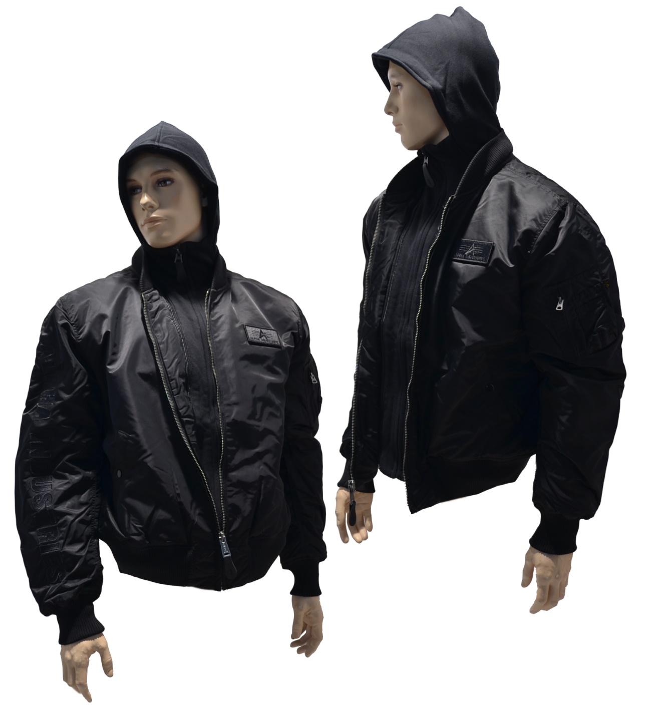 Alpha Industries Fliegerjacke MA1 D-TEC mit Kapuze - Alpha Industries ...